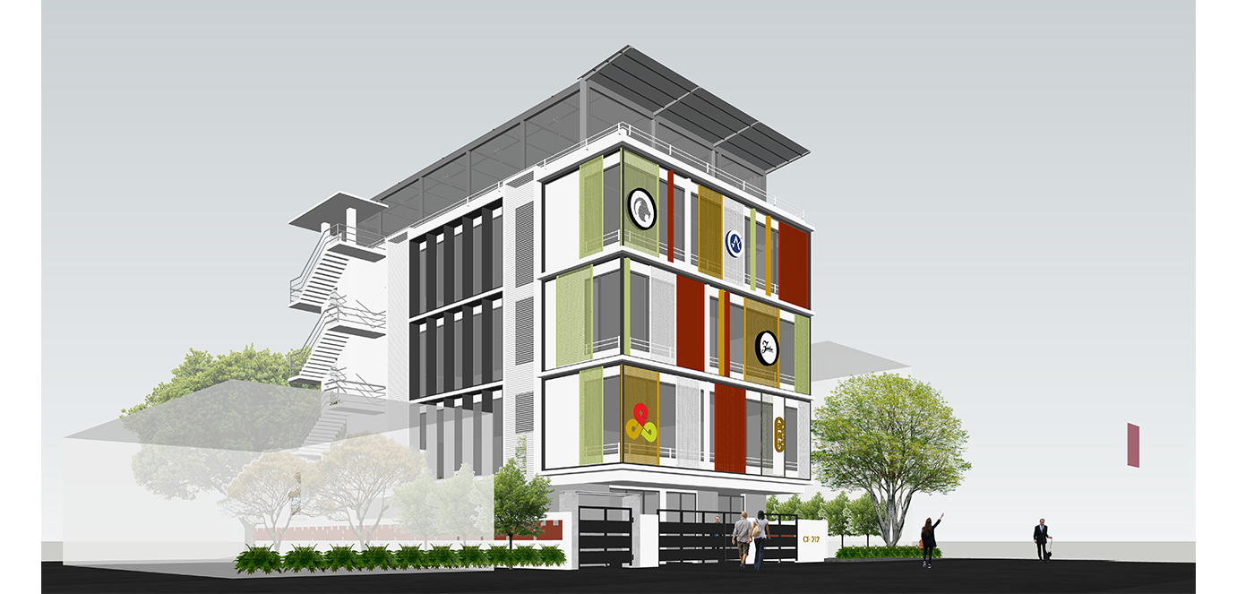 Ayan Sen Architects | Building at CF Block