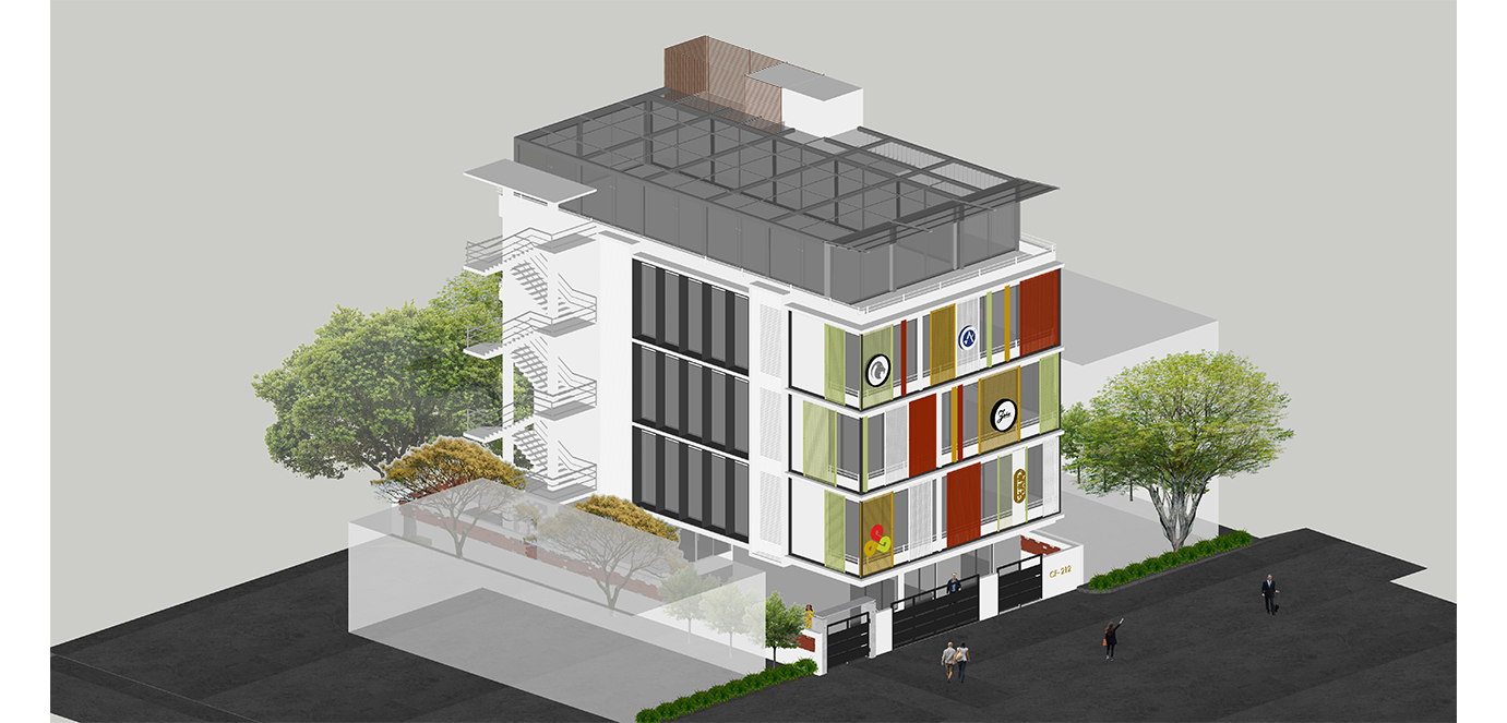 Ayan Sen Architects | Building at CF Block